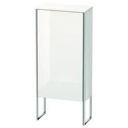 Duravit XSquare Halbhochschrank XS1304L2222 50x88x23,6cm, T&uuml;r links, stehend, wei&szlig; hochglanz