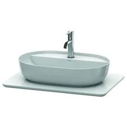 Duravit Luv Waschtisch-Konsole LU946501717 68,8x47,5cm, Wei&szlig; Struktur, aus Quarzstein, mit 1 Ausschnitt