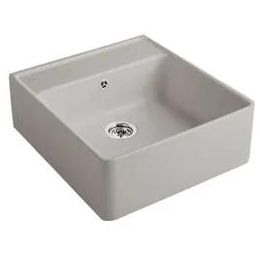 Villeroy & Boch Villeroy und Boch Sp&uuml;lstein Einzelbecken 632061KD Ablaufgarnitur, Handbet&auml;tigung, Befestigungssatz, Fossil