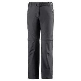 CMP Zip Off Outdoorhose M&auml;dchen antracite-nero 152
