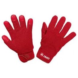 Jako Fleece-Feldspielerhandschuhe mit Klettverschluss rot 11