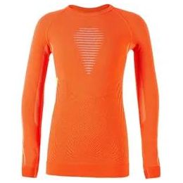 uyn Visyon langarm Ski-Funktionsshirt Kinder tomato/atlantic/lime 6/7 (118-125 cm)