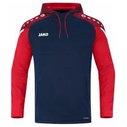 Jako Performance Hoodie Kinder marine/rot 128