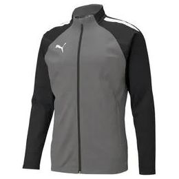Puma teamLIGA Trainingsjacke Herren smoked pearl/Puma white L