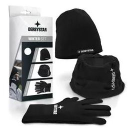 Derbystar Fleece-Winterset M&uuml;tze+Handschuhe+Neckwarmer 8