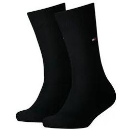 2er Pack Tommy Hilfiger Basic Socken Kinder 200 - black 39-42