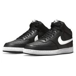 Nike Court Vision Mid-Top Sneaker Herren black/white-black 47.5