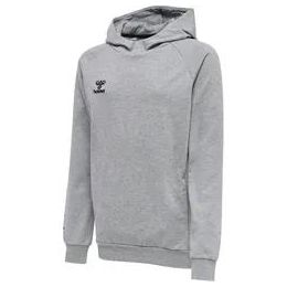 Hummel MOVE Grid Hoodie Kinder 2006 - grey melange 140