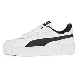 Puma Carina Street Plateau Sneaker Damen 03 - Puma white/Puma black/Puma silver 39