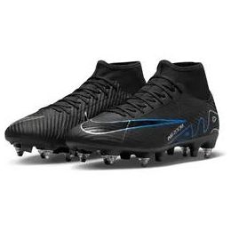 Nike Mercurial Superfly 9 Academy SG-Pro Stollen-Fu&szlig;ballschuhe Herren 040 - black/chrome-hyper royal 40