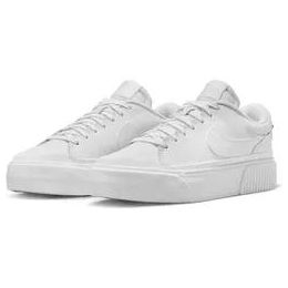 Nike Court Legacy Lift Plateau Sneaker Damen 101 - white/white-white 35.5