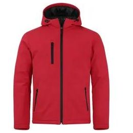 Clique Padded Softshelljacke mit Kapuze Herren 35 - rot M