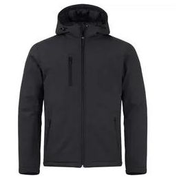 Clique Padded Softshelljacke mit Kapuze Herren 99 - schwarz M