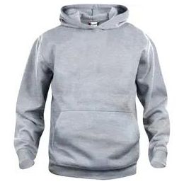 Clique Basic Hoodie Kinder 95 - grau meliert 160 cm