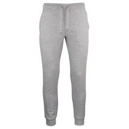 Clique Premium Bio-Baumwoll Jogginghose Herren 95 - grau meliert L