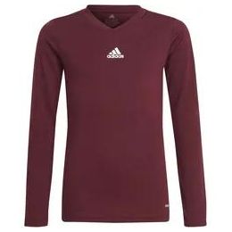Adidas Team Base langarm Funktionsshirt Kinder GN7510 - team maroon 128