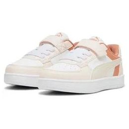 Puma Caven 2.0 Block AC+ Sneaker Kinder 10 - Puma white/alpine snow/island pink 30