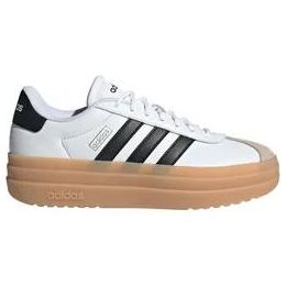 Adidas VL Court Bold Plateau Sneaker Damen IH3083 - cloud white/core black/wonder beige 36