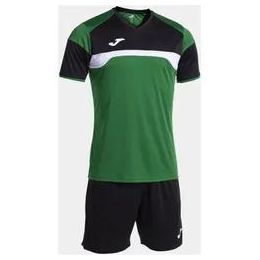Joma Danubio III Trikot + Shorts Set Kinder 451 - gr&uuml;n/schwarz 80