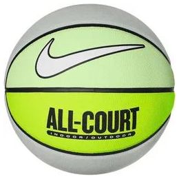 Nike Everyday All Court 8P Indoor/Outdoor Basketball 332 - vapor green/light pumice/volt/black/black 7