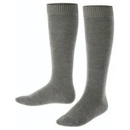 Falke Comfort Wool Kniestr&uuml;mpfe aus Wolle Kinder dark grey 39-42