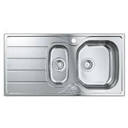 Grohe Einbausp&uuml;le 31564SD1 96,5x50cm, 1,5 Becken, aufliegend, Edelstahl