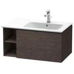 Duravit L-Cube Waschtisch-Unterschrank LC619207272 82x48,1x40cm, 1 Auszug, Becken rechts, eiche dunkel geb&uuml;rstet