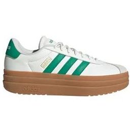 Adidas VL Court Bold Plateau Sneaker Damen JQ7832 - core white/court green/gold met 38