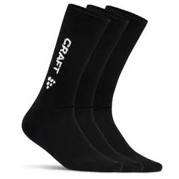 3er Pack Craft Progress Indoor Socken 999000 - black 28-30