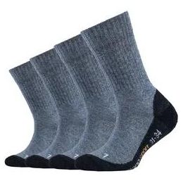 4er Pack Camano Pro Tex Crew Socken Kinder 0006 - jeans-navy 27-30