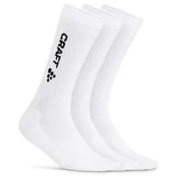 3er Pack Craft Progress Indoor Socken 900000 - white 28-30