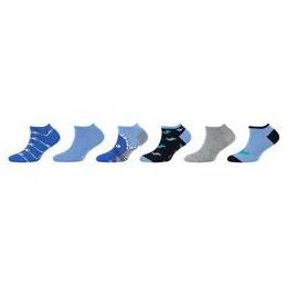 6er Pack s.Oliver Originals Organic Motif Sneakersocken Jungen 5470 - prussian blue 35-38