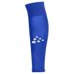 Craft Squad Go Solid Fu&szlig;ball Sleeve-Stutzen Kinder 346000 - club cobolt