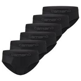 6er Pack Camano Comfort Slips Herren 9999 - black S