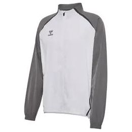 Hummel hmlLEAD 2.0 Woven Trainingsjacke Herren 9396 - white/steel gray 3XL