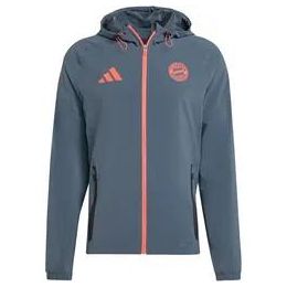 Adidas FC Bayern M&uuml;nchen Competition Vis Tech Travel Trainingsjacke 2025/26 Herren JV5343 - bold onix/easy coral M