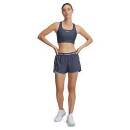 Under Armour Tech Play Up 2in1 Trainingsshorts Damen 044 - downpour gray/harbor blue/harbor blue XXL