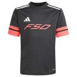 Adidas F50 Trikot Kinder KR0358 - black/lucid red/white 128