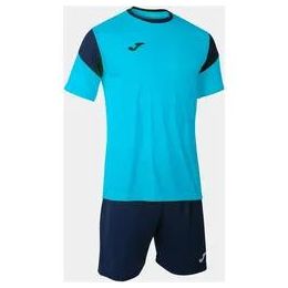 Joma Phoenix Trikot + Shorts Set Kinder 013 - t&uuml;rkis fluor 104