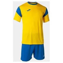 Joma Phoenix Trikot + Shorts Set Kinder 907 - gelb/royalblau 92