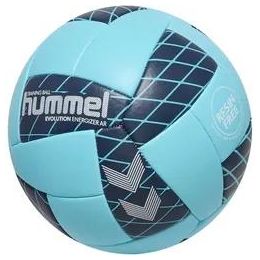 Hummel hmlEVOLUTION Energizer AR harzfreier Handball f&uuml;r Hallen mit Harzverbot 7637 - light blue/marine 1