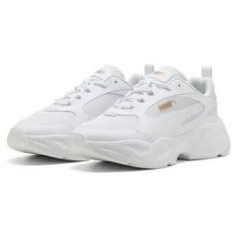 Puma Cassia 2.0 Plateau Sneaker Damen 02 - Puma white/Puma gold/Puma white 42.5