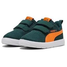 Puma Courtflex V3 Mesh Baby-Sneaker 09 - green terrain/orange glo 21