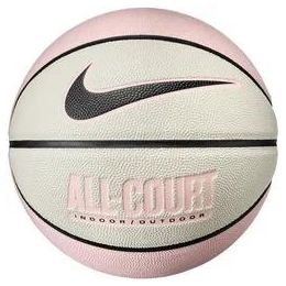 Nike Everyday All Court 8P Indoor/Outdoor Basketball 138 - coconut milk/black/washed coral/black 7