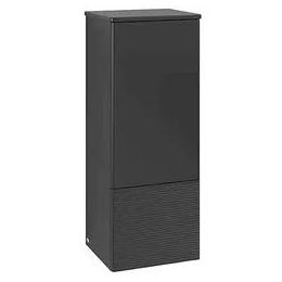 Villeroy & Boch Villeroy und Boch Antao Mittelschrank K44100PD 41,4x103,9x35,6cm, Waschbeckenplattenfarbe Lack, black matt lacquer