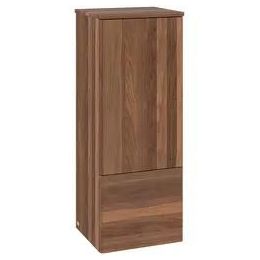 Villeroy & Boch Villeroy und Boch Antao Mittelschrank L44000HM mit Beleuchtung, 41,4x103,9x35,6cm, Waschbeckenplattenfarbe Lack, warm walnut