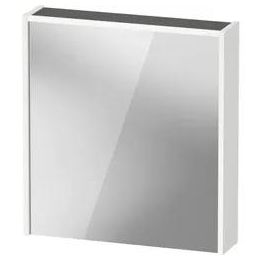 Duravit D-Code Spiegelschrank DC7105L18182000 650x700 mm, Wei&szlig; Matt, mit Beleuchtung und Steckdose J
