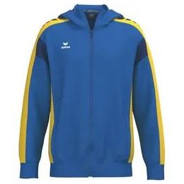 Erima Celebrate 125 Kapuzen-Trainingsjacke Kinder new royal/gelb 140