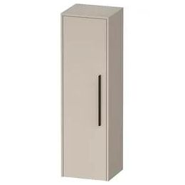 Duravit D-Code Halbhochschrank DC1338LBD910000 Griffe Diamantschwarz, Taupe Matt, 400x1320x36 mm