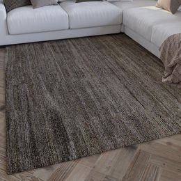 Teppich Wecon Home "Hamptons EIGHTEEN", grau (grau braun), B:300cm H:15mm L:400cm, Polyester, Teppiche, Teppich, L&auml;ufer, Kurzflor, Wohnzimmer, Schlafzimmer, elegant, robust, Streifen